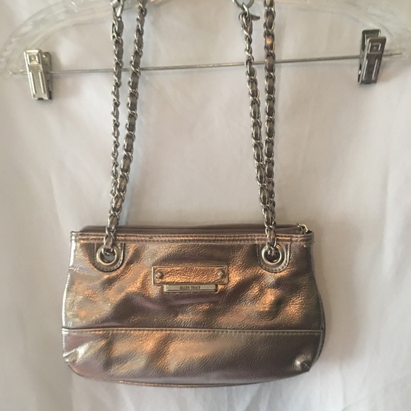 Ellen Tracy | Bags | Ellen Tracey Gold Metallic Small Clutch Purse ...